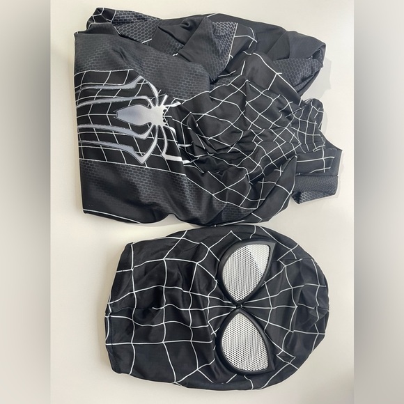 Marvel | Costumes | Black Spiderman 3 Movie Kids Cosplay Halloween Costume Various Ages ...